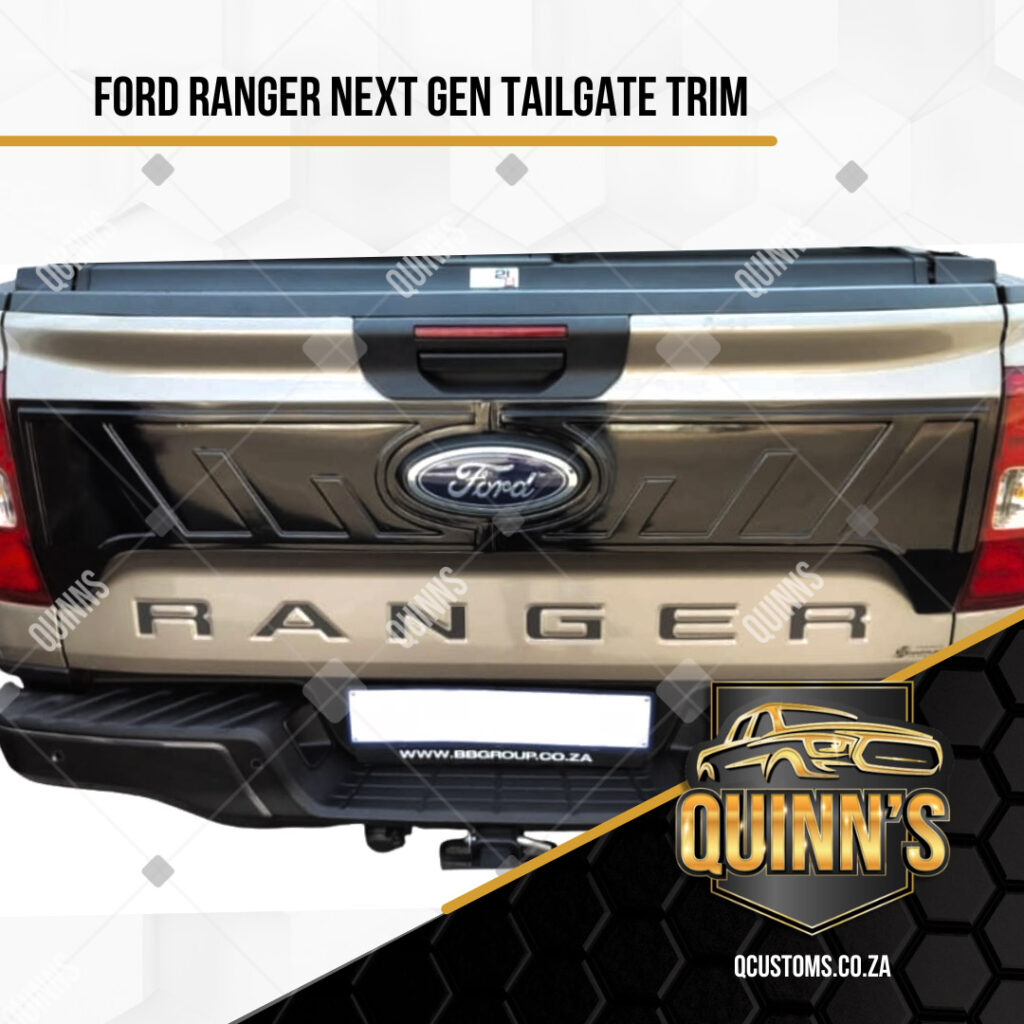 Ford Ranger Next Gen (Tailgate Trim) - Quinn's Customs Vehicle Styling ...